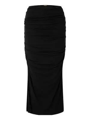 CULT GAIA Cult Gaia Ruched Midi Skirt