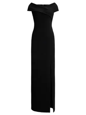 RALPH LAUREN Ralph Lauren Off-the-Shoulder Gown With Draped Detail
