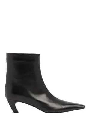 Khaite Ankle Boots With Block Heel - No