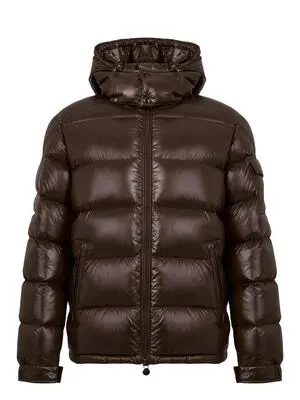 Moncler Moncler Maya Waterproof Down Short Puffer Jacket With Detachable Hood No