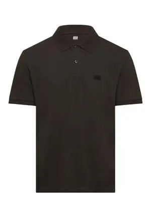 C.P. COMPANY Short-sleeved Polo Shirt - Green