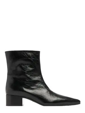 Khaite Low-heel Ankle Boots - Black