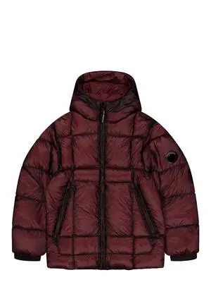 C.P. COMPANY Dd Shell Short Puffer Jacket - Red