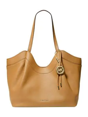 Michael Kors Nolita Large Pebbled Leather Tote - Natural