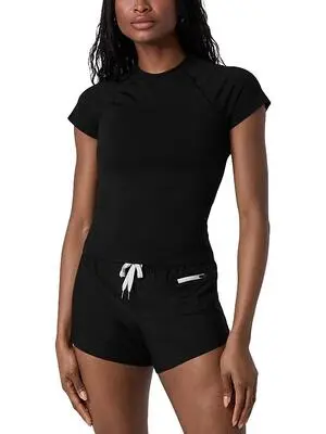 Vuori Short Sleeve Surge Seamless Tee - Black