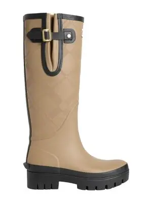 BARBOUR Barbour Tall Rubber Embossed Check Buckled Boots
