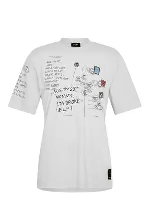 Fendi Postcardprint Tshirt - No