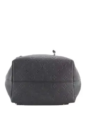 LOUIS VUITTON Montsouris Nm Monogram Empreinte Leather Pm Backpack - Black