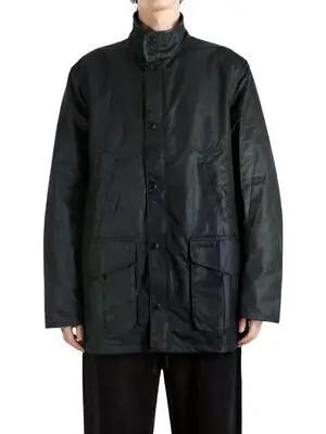 Barbour Waxed Finish Multi-pocket Jacket - Blue