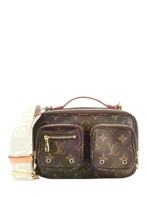 LOUIS VUITTON Monogram Canvas Utility Crossbody Bag - Brown