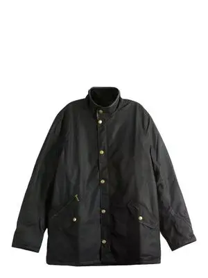 Barbour Prestbury Waxed-cotton Funnel-neck Jacket - Brown