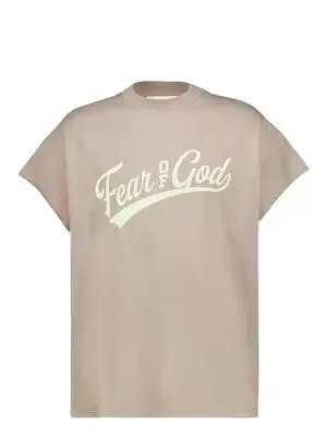 Fear Of God Essentials Logo-print T-shirt - Neutrals