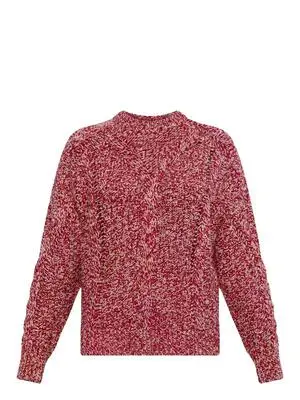 MARANT ETOILE Karol Cable-knit Sweater - Red