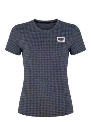 SAYSKY Houndstooth T-shirt - Blue