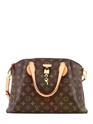 LOUIS VUITTON Rivoli Monogram Canvas Mm Satchel - Brown