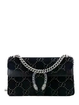 GUCCI Gucci Dionysus GG Velvet Mini Shoulder Bag
