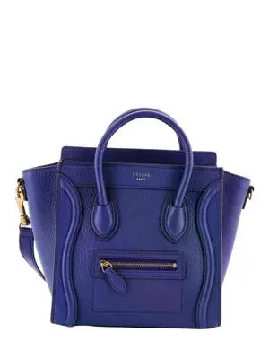 CELINE Celine Grainy Leather Nano Crossbody Bag