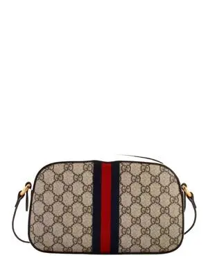 Gucci Ophidia Gg Coated Canvas Camera Bag - Neutrals