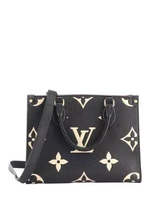 LOUIS VUITTON Onthego Pm Tote Bag - Black