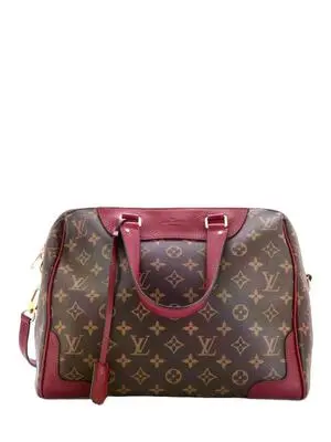 LOUIS VUITTON Louis Vuitton Monogram Canvas And Leather Retiro NM Satchel Pink