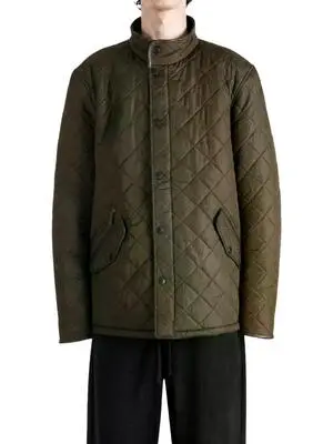 Barbour Powell Diamond-quilted Jacket - Green