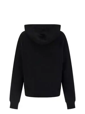 Max Mara Max Mara Logo Embroidered Zip-Up Hoodie Black