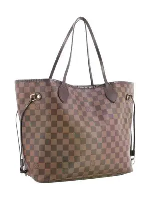 LOUIS VUITTON Louis Vuitton Neverfull MM Damier Tote Bag Brown