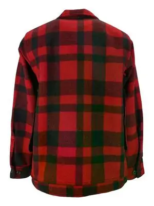 Filson Mackinaw Cruiser Check-pattern Jacket - Red