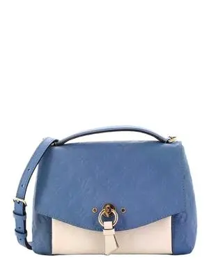 LOUIS VUITTON Blanche Handbag Monogram Empreinte Leather Bb Shoulder Bag - Blue