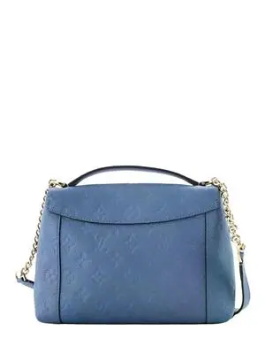 LOUIS VUITTON Blanche Handbag Monogram Empreinte Leather Bb Shoulder Bag - Blue