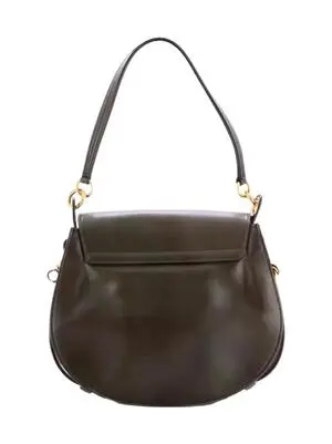 Chloé Tess Leather Large Crossbody Bag - Green