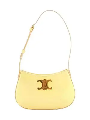 Celine Celine Triomphe Tilly Shoulder Bag Yellow