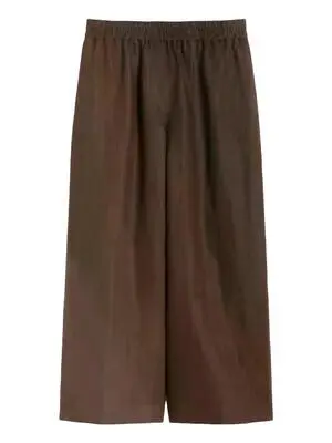 MAX MARA Weekend Max Mara Elasticated Linen Trousers