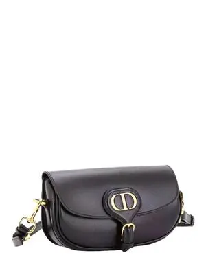 Dior Bobby Flap East West Crossbody Bag - Black