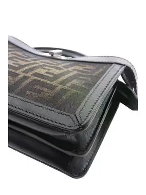 Fendi Small Zucca Canvas Peekaboo Iseeu X-body Satchel - Black