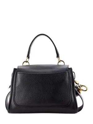Chloé Chloé Tess Day Satchel Leather Mini Shoulder Bag Black