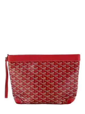 GOYARD Goyard Coated Canvas Clutch Bag