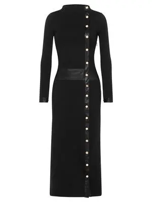 ZETAYE Margo Snap Dress - Black