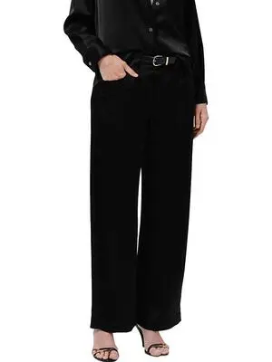 Citizens Of Humanity Brynn Satin Pants - Black