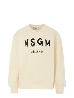 MSGM Logo Hoodie - Black