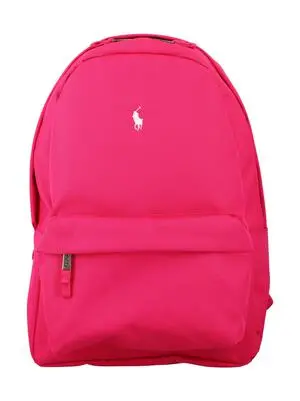 Polo Ralph Lauren Backpack With Embroidered Big Pony - Rosa