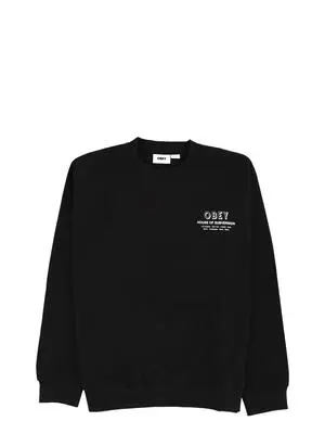 Obey Classic Sweatshirt With Logo Detail - Black