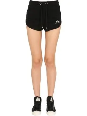 ALPHA INDUSTRIES ALPHA INDUSTRIES Logo Mini Shorts