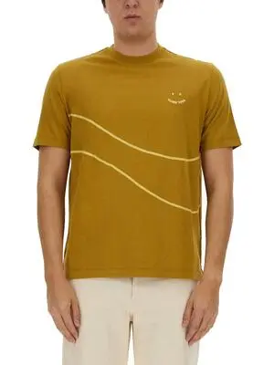 Paul Smith Regular Fit Logo T-shirt - Brown