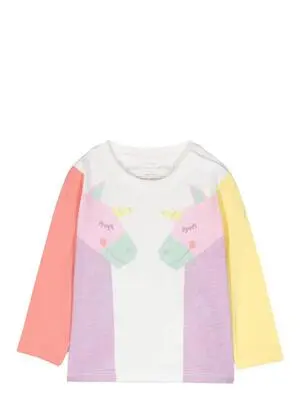 Stella McCartney Mini Unicorn Adventure Long Sleeve T-shirt - Multicolour