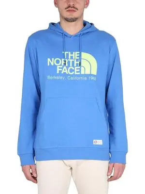 The North Face Embroidered Logo Hoodie - Blue
