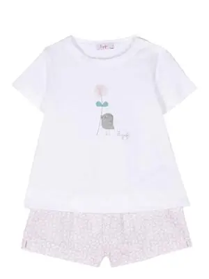 IL GUFO Two-piece Set With Printed Shorts - Multicolour