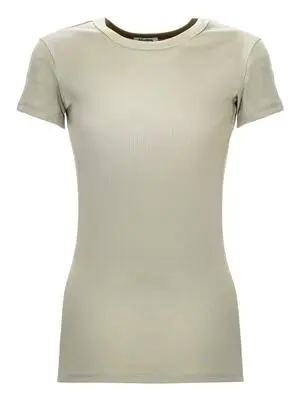 Filippa K Ribbed Crewneck T-shirt - Green