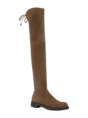 STUART WEITZMAN Giseleland Suede Over-the-knee Boots - Weathered