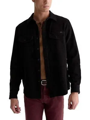 Ag Miller Cotton Pocket Shirt - Black